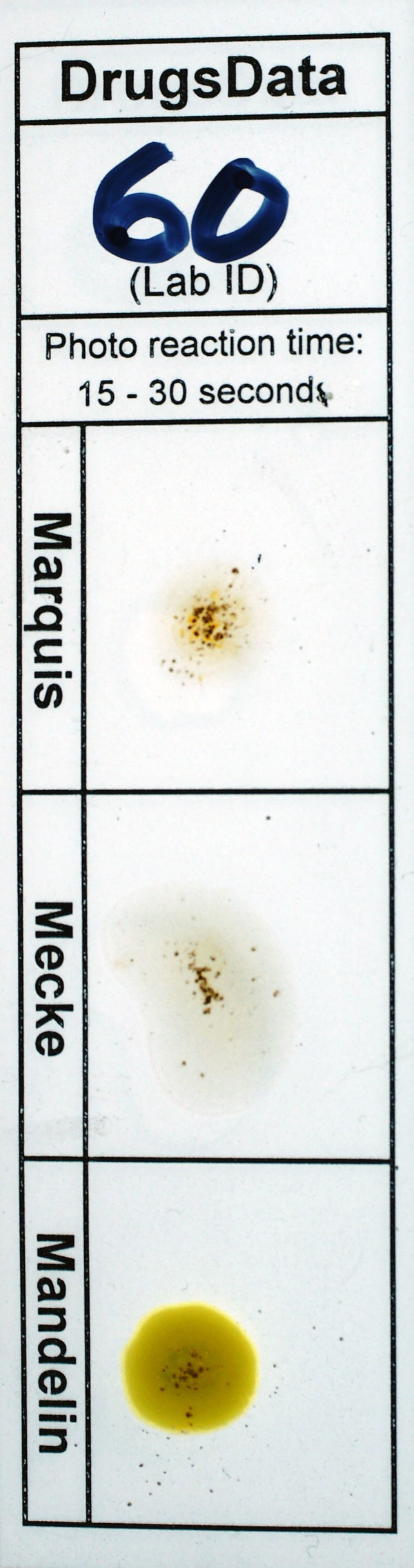 DrugsData.org (was EcstasyData): Test Details : Result #10600 - Dope, 10600