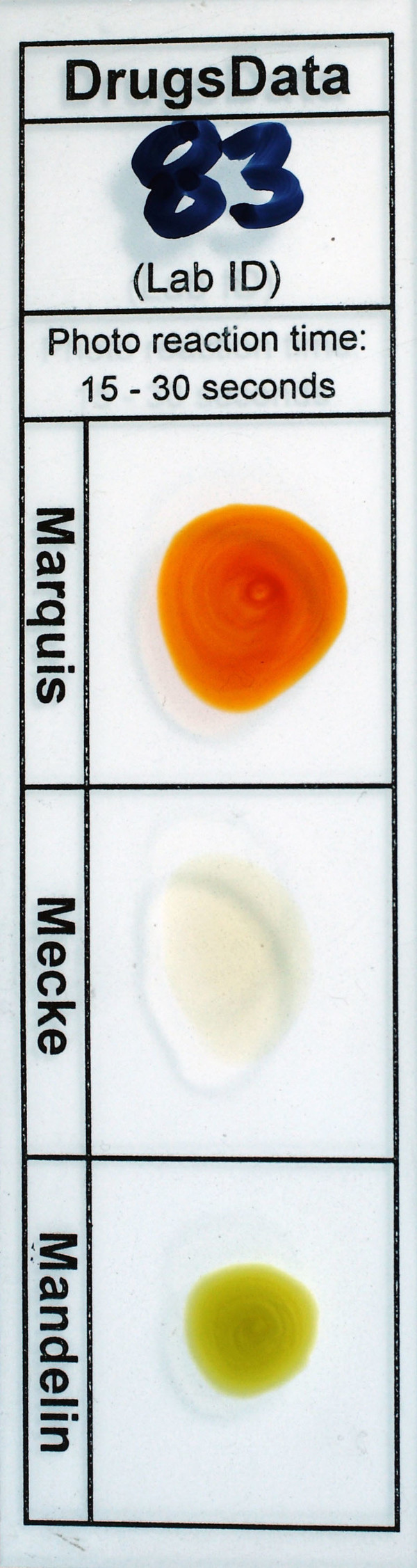 DrugsData.org (was EcstasyData): Test Details : Result #10868 - Meth, 10868