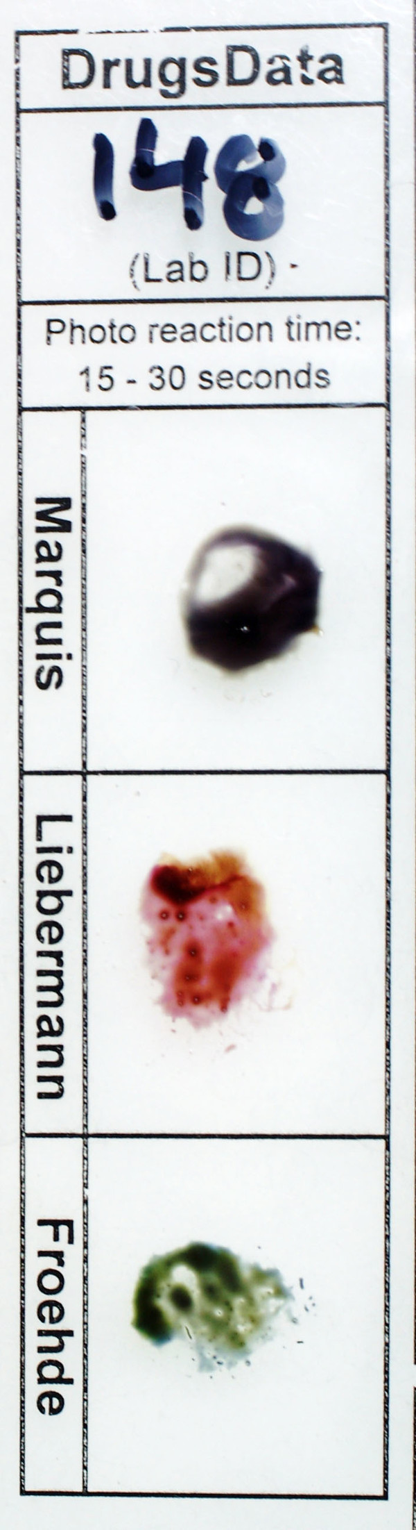 DrugsData.org (was EcstasyData): Test Details : Result #15870 - MDMA, 15870
