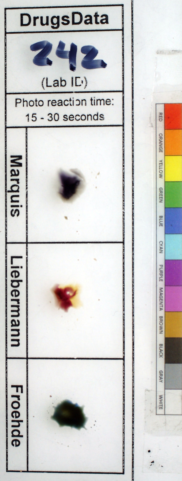 DrugsData.org (was EcstasyData): Test Details : Result #15954 - MDMA, 15954