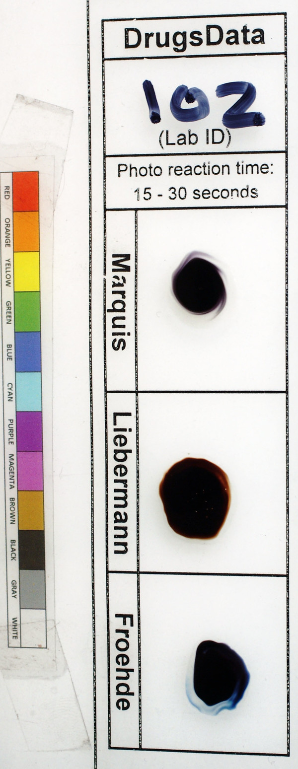 DrugsData.org (was EcstasyData): Test Details : Result #16074 - MDMA, 16074