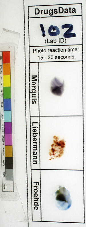 DrugsData.org (was EcstasyData): Test Details : Result #16074 - MDMA, 16074