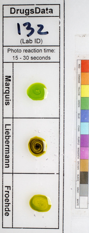 DrugsData.org (was EcstasyData): Test Details : Result #16887 - 2C-B, 16887
