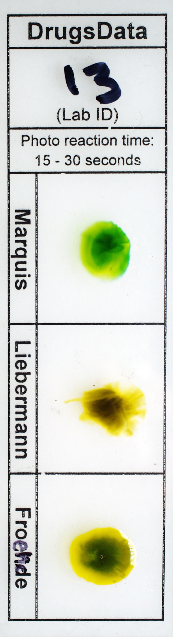 DrugsData.org (was EcstasyData): Test Details : Result #18205 - 2C-B, 18205