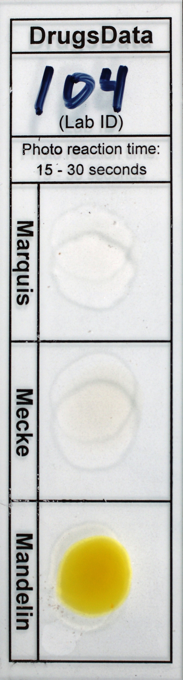 DrugsData.org (was EcstasyData): Test Details : Result #9175 - Ketamine ...