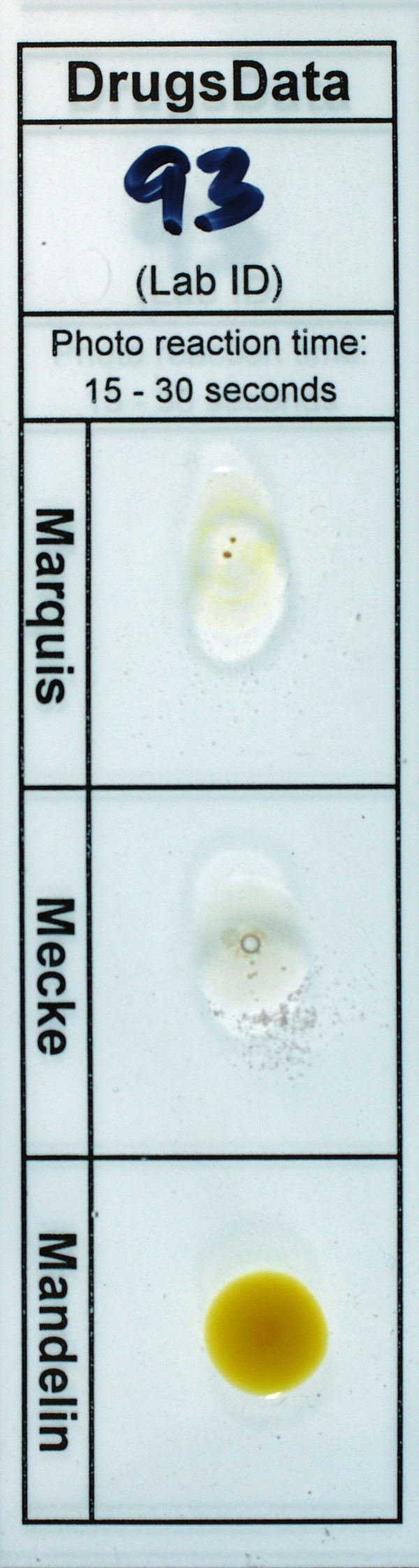 DrugsData.org (was EcstasyData): Test Details : Result #9452 - Ketamine ...